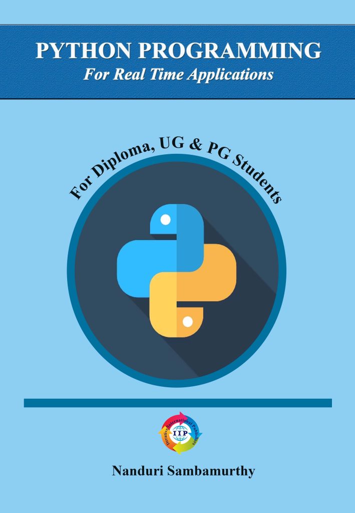 PYTHON PROGRAMMING FOR REAL TIME APPLICATIONS - IIP STORE